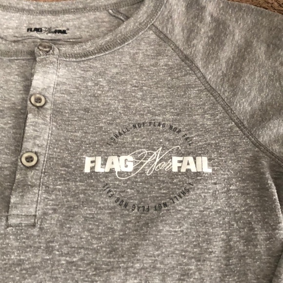 flag nor fail | Tops | Flag Nor Fail Henley 34 Tee | Poshmark